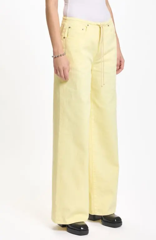 DAZE Madison Tie Waist Wide Leg Jeans
