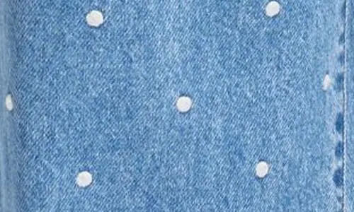 DAZE The Wanderer Polka Dot High Waist Wide Leg Jeans