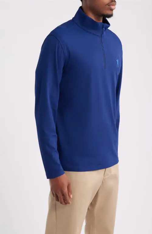 EASTSIDE GOLF Signature Quarter Zip Pullover - Navy