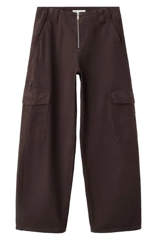 Mango Relaxed Fit Cargo Jeans