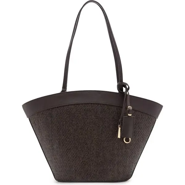 Mango Natural Fiber Shoulder Bag