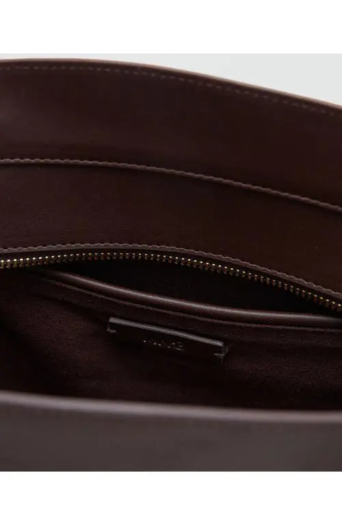 Mango Natural Fiber Shoulder Bag
