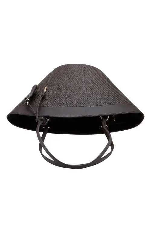 Mango Natural Fiber Shoulder Bag
