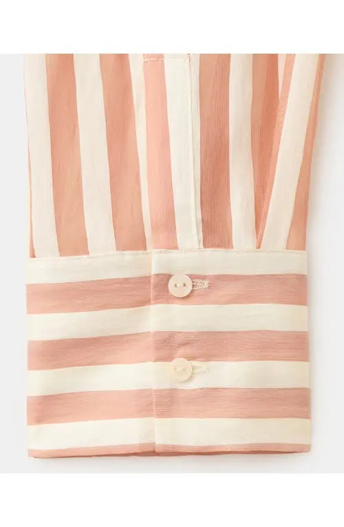 Mango Striped Semisheer Woven Shirt