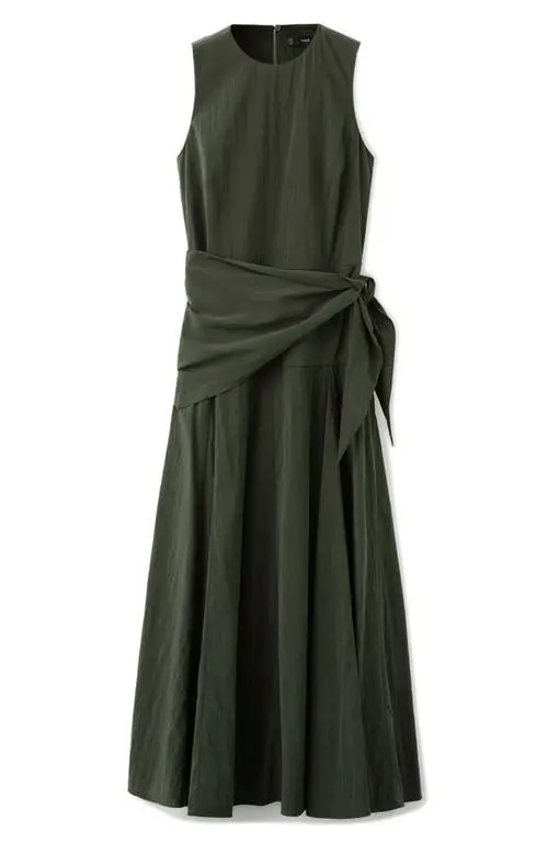 Mango Sleeveless Jewel Neck Dress With Sash