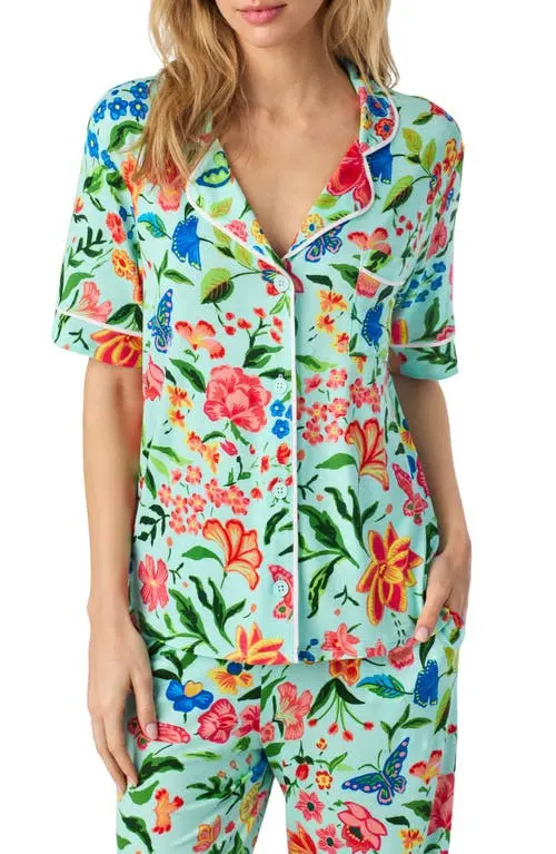ROOM SERVICE Print Long Pajamas