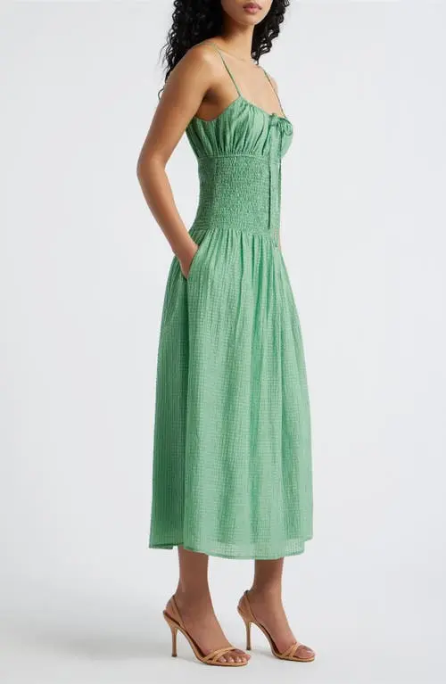 Lulus Arielle Smocked Sleeveless Maxi Dress