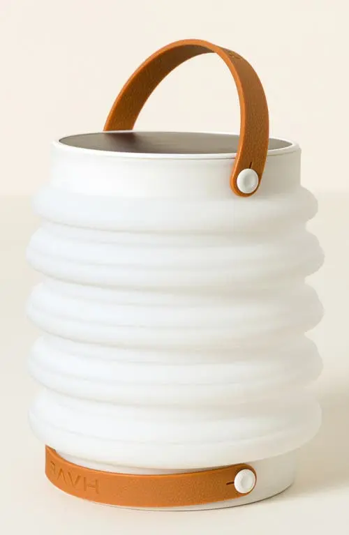 UNCOMMON GOODS 3-in-1 Solar Lantern & Power Bank - White