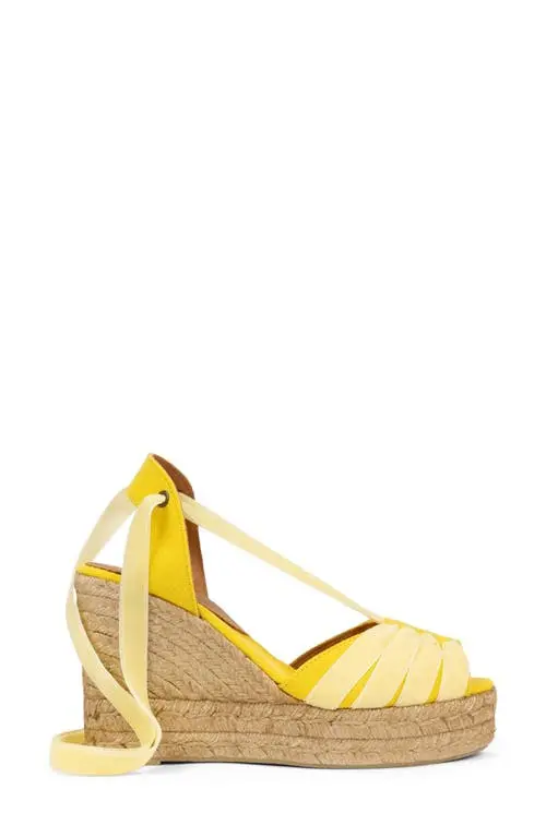 Penelope Chilvers High Catalina Dali Espadrille Platform Wedge Sandal