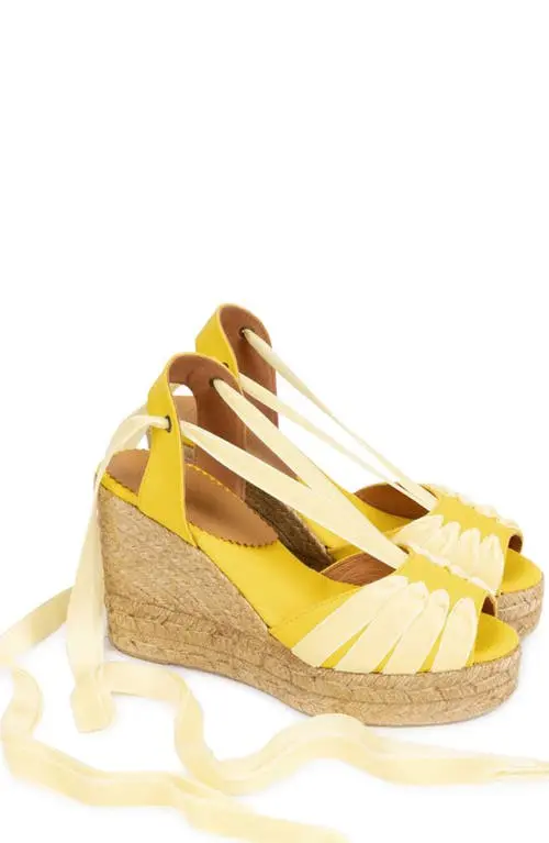 Penelope Chilvers High Catalina Dali Espadrille Platform Wedge Sandal
