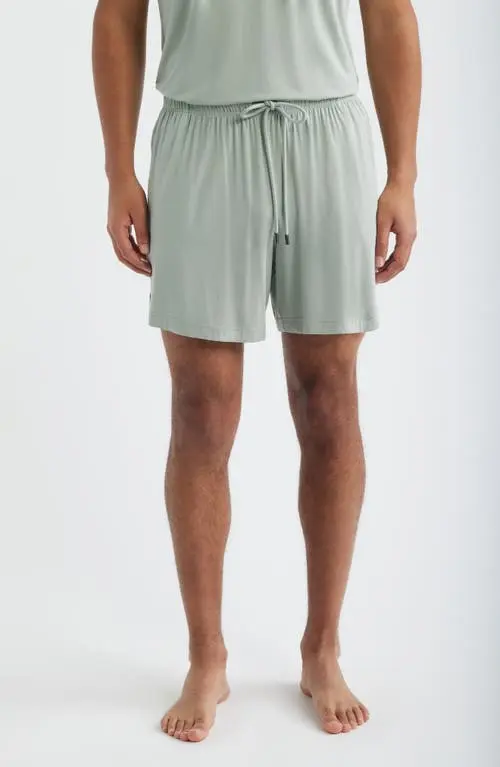Daniel Buchler Stretch Modal & Silk Sleep Shorts - Sage