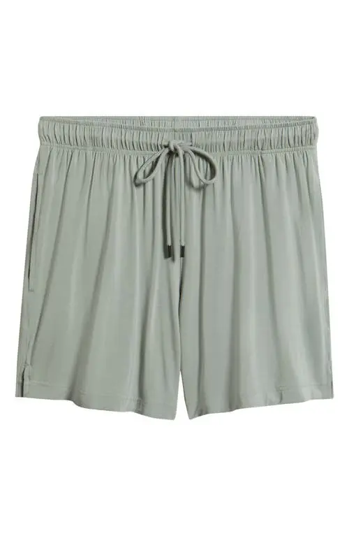 Daniel Buchler Stretch Modal & Silk Sleep Shorts - Sage