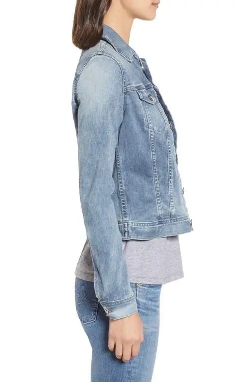 Ag Robyn Slim Fit Denim Jacket - Streamside