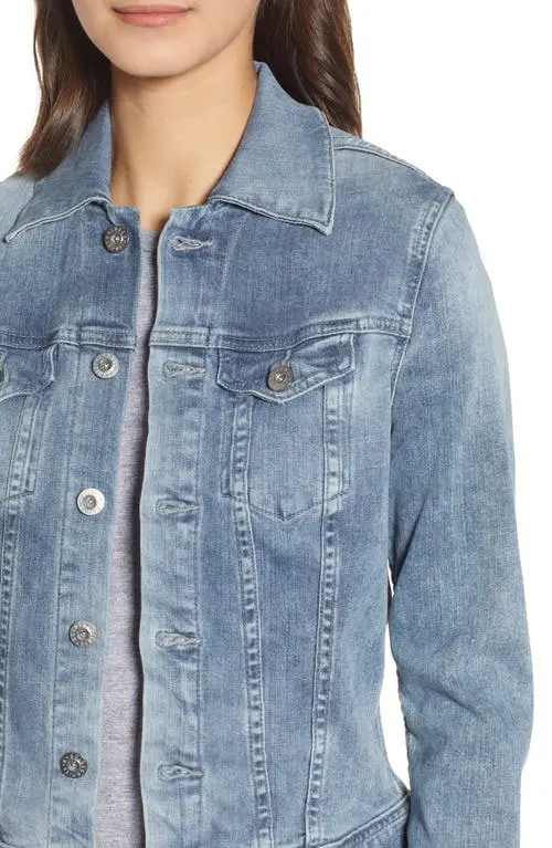 Ag Robyn Slim Fit Denim Jacket - Streamside