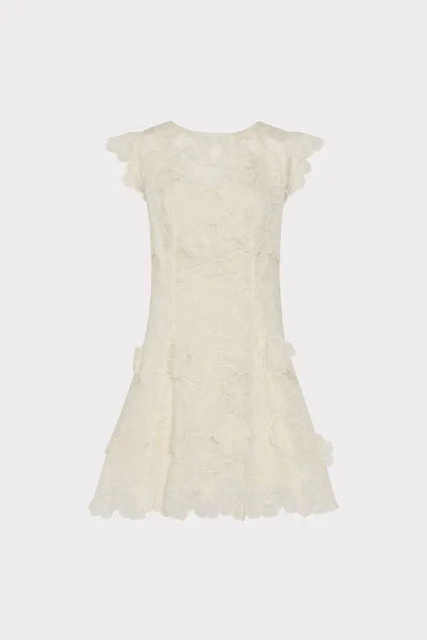 MILLY Myla Embroidered Mini Dress