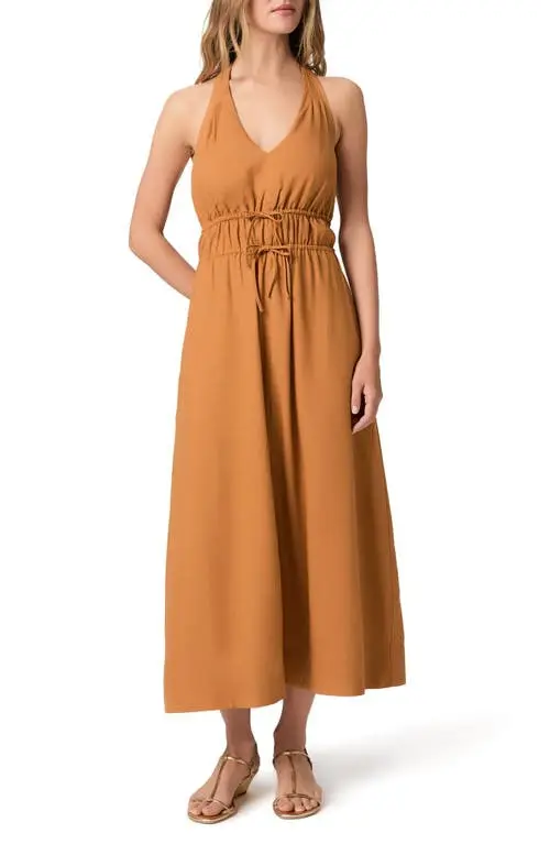 Paige Alysha Halter Midi Dress - Monarch