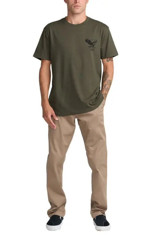 Rvca Soaring Cotton Graphic T-shirt