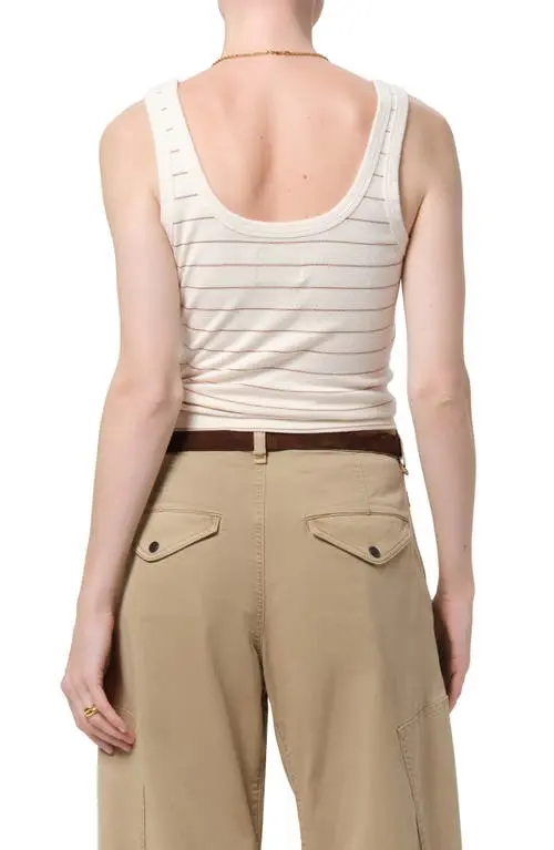 Citizens Of Humanity Faye Striped Tank - Goldie Pinstripe