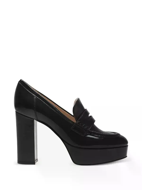 GIANVITO ROSSI Hadden Loafer Pumps - Black