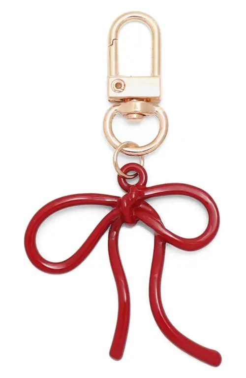 PETIT MOMENTS Cutesy Bow Keychain - Red