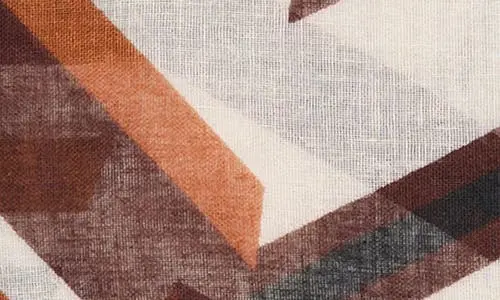 Mango Geometric Print Scarf