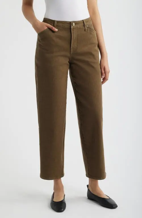 CITY BLUES High Waist Relaxed Straight Leg Jeans