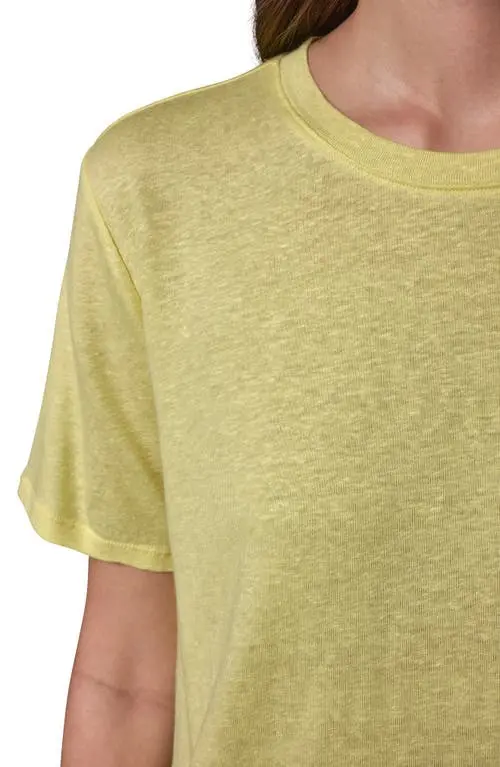 Donna Karan New York Linen Blend T-shirt - Limoncello