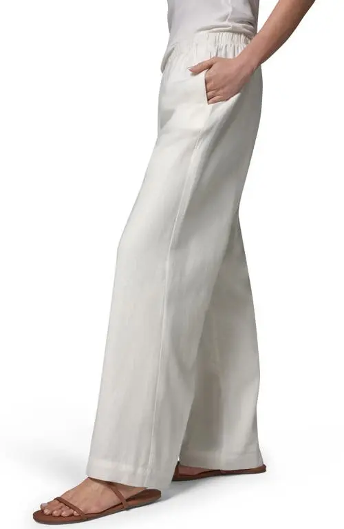 Donna Karan New York Linen Blend Wide Leg Pants