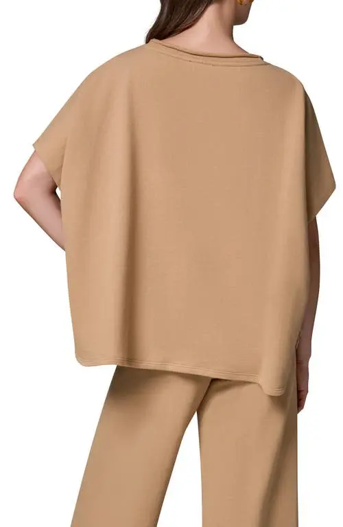 Donna Karan New York Cotton French Terry T-shirt - Fawn