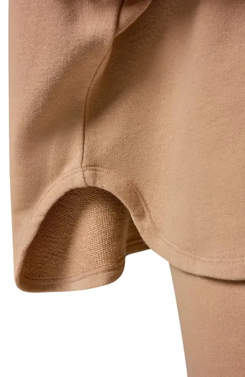 Donna Karan New York Cotton French Terry T-shirt - Fawn