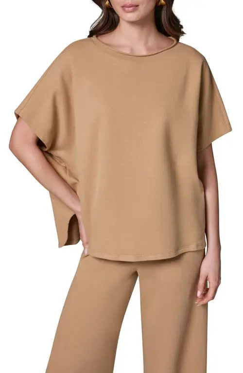 Donna Karan New York Cotton French Terry T-shirt - Fawn
