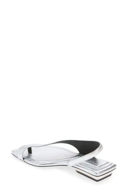 Rag & Bone Liv Flat Sandal - Silver