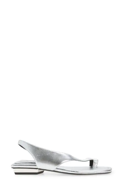 Rag & Bone Liv Flat Sandal - Silver