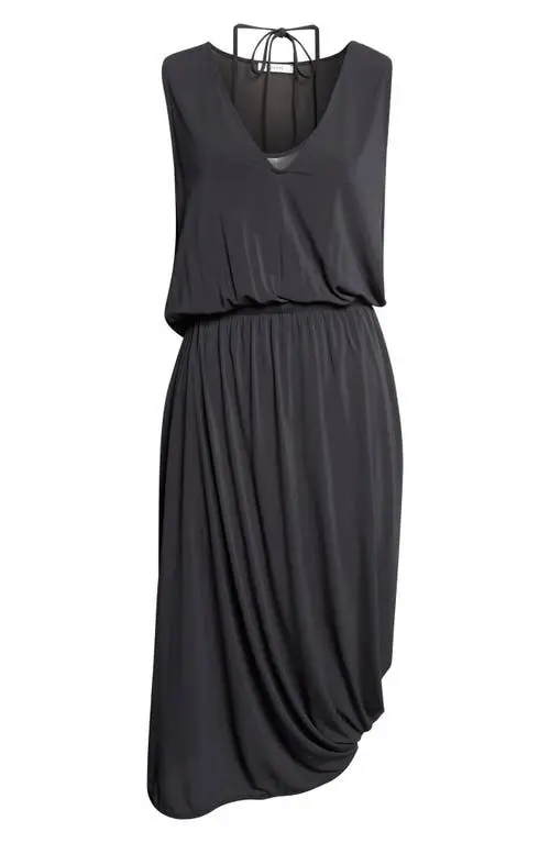 LEMAIRE Layered Draped Crepe Jersey Dress
