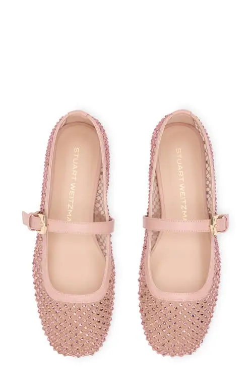 STUART WEITZMAN Bareitall Shine Mary Jane Flat