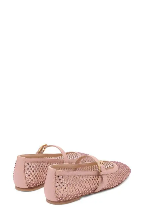 STUART WEITZMAN Bareitall Shine Mary Jane Flat