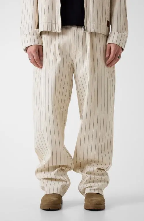 Guess G20 Super Baggy Pleat Pants - Natural