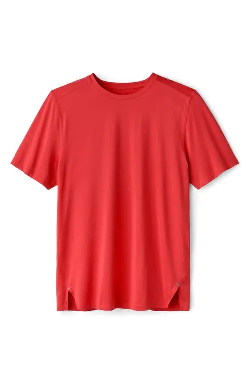 RHONE Endure Crewneck Short Sleeve Performance T-shirt - Cabana Red