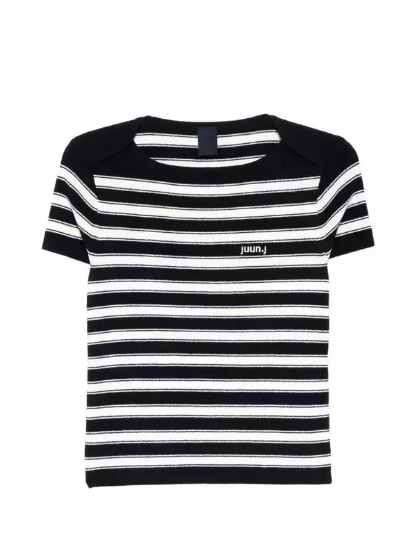 JUUN.J Striped T-shirt - Blue