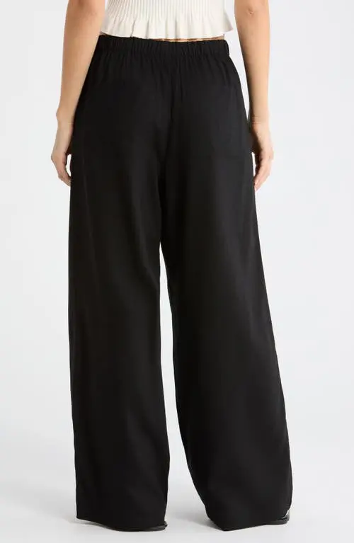 Paige Jude Wide Leg Pants - Black