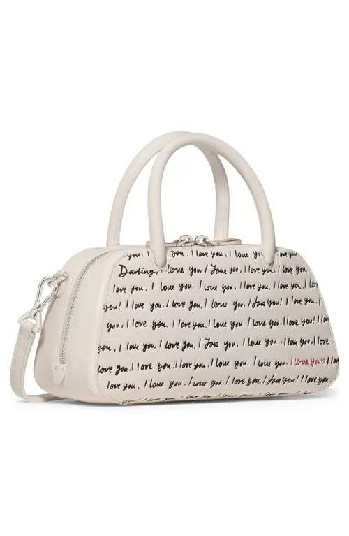 Kate Spade New York Grace Script Embossed Leather Satchel