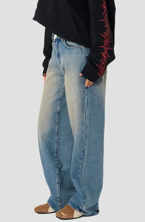 Abrand Denim Relaxed Wide Leg Jeans