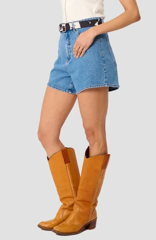 Abrand Denim Venice High-rise Denim Shorts - Debbie