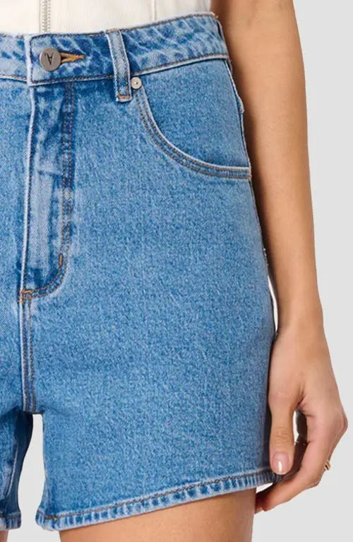 Abrand Denim Venice High-rise Denim Shorts - Debbie
