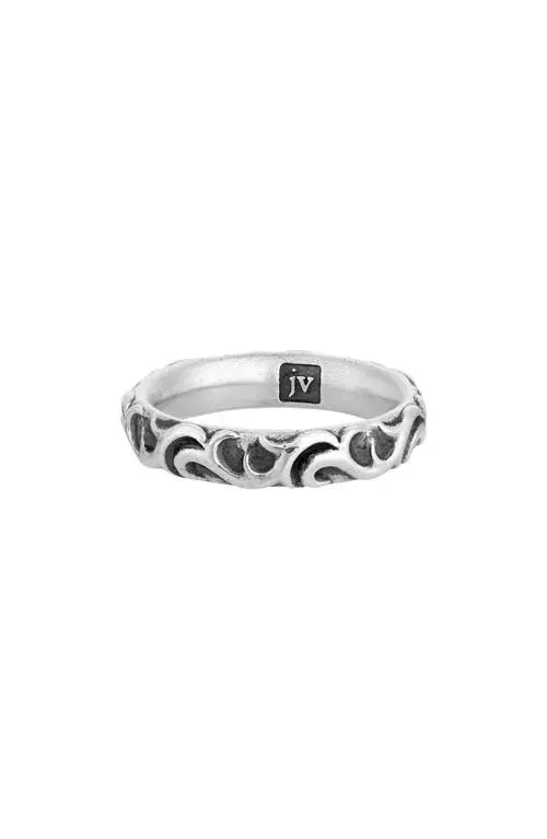 John Varvatos Sterling Gothic Band Ring