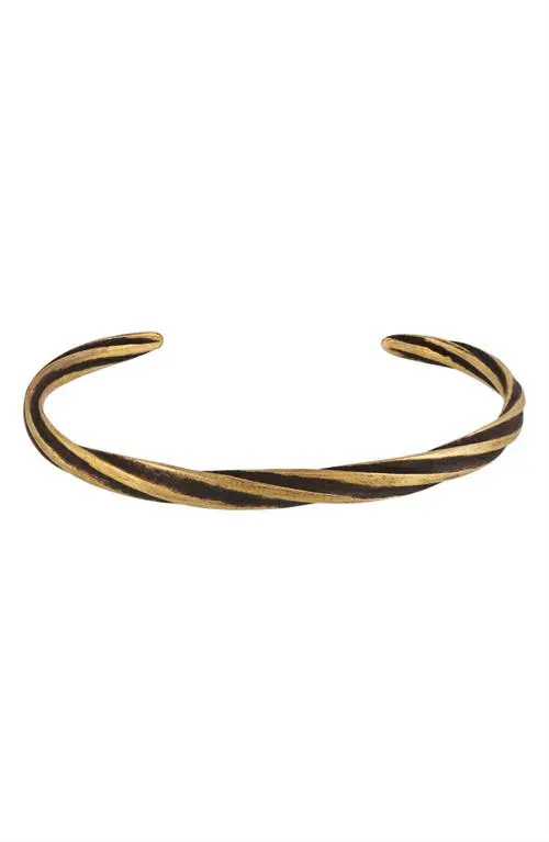 John Varvatos Twist Cuff Bracelet - Brass