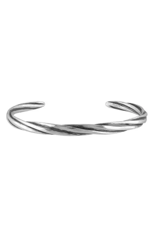 John Varvatos Twist Cuff Bracelet - Silver