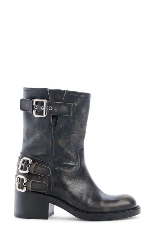Chloé Dakota Block Heel Biker Boots