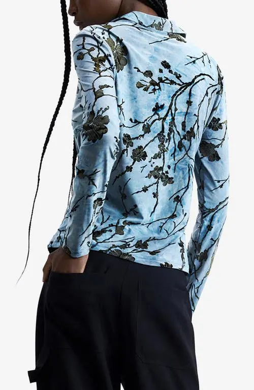 Desigual Floral Print Button-up Shirt