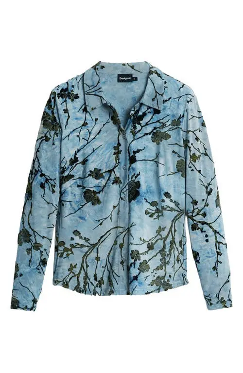 Desigual Floral Print Button-up Shirt